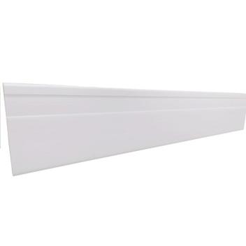 Kit com 10 Barras Rodapé de Pvc 7cm X 15mm X 2,40m Master Bariri 24m ...