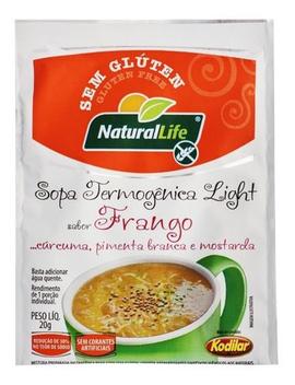 Kit Com 12 Sopas Termogênica Light Sabor Frango Natural Life - Copo ...