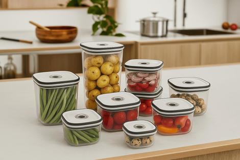 Kit com 16 Potes Herméticos Electrolux Alta Qualidade Original ...