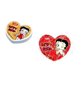 kit com 2 borrachas Plastica Betty Boop -Tris - Borracha Escolar ...