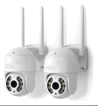 Kit com 2 Cameras Wifi Smart Com Visao Noturna E Controle pelo Celular ...
