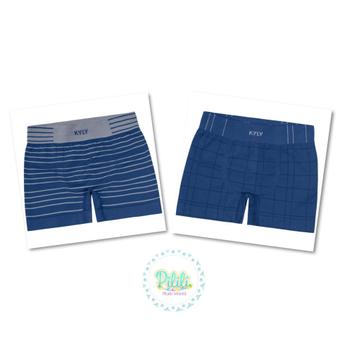 Kit com 2 Cuecas Infantis Boxer Kyly sem Costura cor Azul - Cueca ...