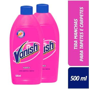 Kit com 2 Limpadores Karpex Para Carpetes e Tapetes 500Ml - VANISH ...