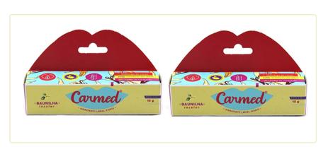 Kit Com 2 Protetor Labial Sabor Baunilha 10g Carmed - Cimed - Protetor ...