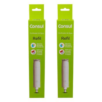 Kit com 2 Refil Filtro Consul CIX01AX para Purificador de Água CPC30 ...
