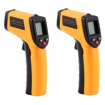 kit com 2 Termometros Digital Laser Industrial 2 unid Infravermelho ...