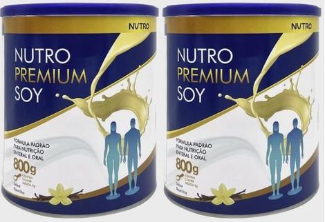 Kit com 2 unidades de nutro premium soy lata 800g - NVTRO - Nutrição ...