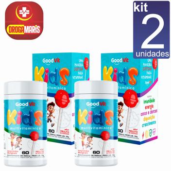kit com 2 Vitamina Infantil Mastigável com 60 Comprimidos - sabor ...