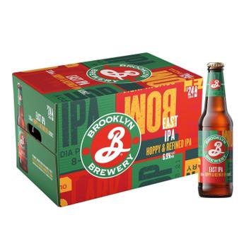 Kit Com 24Und Cerveja Brooklyn East Ipa Garrafa 355Ml - Brooklin ...