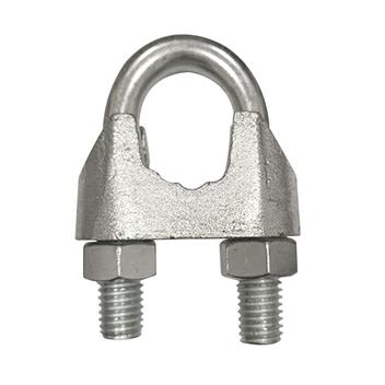 Kit com 25 Clips Grampo Leve para Cabo de Aço 3/16" - Fischer - Grampo ...
