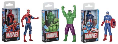 Kit com 3 Bonecos Articulados Vingadores Marvel - 15 cm - Hasbro ...