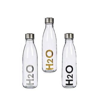 Kit com 3 garrafas de vidro para agua h2o 750ml presente - Casa ...