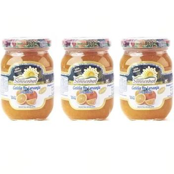 Kit com 3 Geleia Extra de Laranja com Casca - 320g - Fazenda Sonnenhof ...