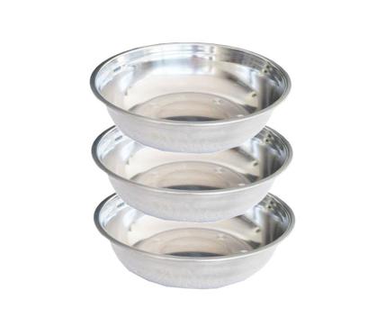 Kit Com 3 Tigelas Bowls Em Aço Inox De Excelente Qualidade - Docesar ...