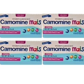 Kit com 4 camomine c mais 20 cápsulas arte nativa - Kit de Suplementos ...