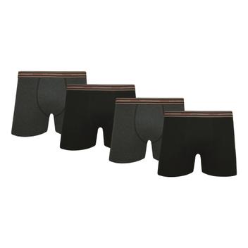 Kit Com 4 Cuecas Boxer Box Lupo Cuecas Box Malha Algodão Cotton - Cueca ...