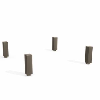 Kit com 4 pés plásticos para Móveis PE4 Kappesberg - Pés para Móveis ...