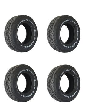 Kit Com 4 Pneu 235/60 R14 Hankook Dynamic Ra03 Letra Branca P/ Opala ...