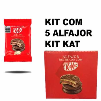 Kit Com 5 Alfajor Kit Kat 40g Agua Na Boca - Alfajor - Magazine Luiza