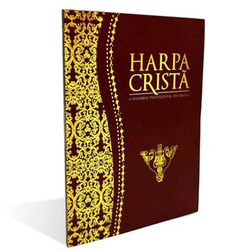 Kit com 5 Harpa Cristã Pequena Letra Média Brochura Marrom CPAD - Harpa ...