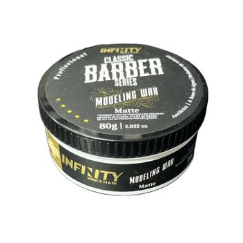 Kit com 6 cera matte 80gr modeling wax barber infinity - Barbearia - Magazine Luiza