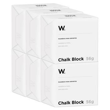 Kit Com 6 Magnésio Em Bloco Chalk Block Cross Escalada 56g - Woder ...