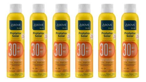 Kit Com 6 Protetor Solar Spray Above Fator 30 De 150ml - NoBrand ...
