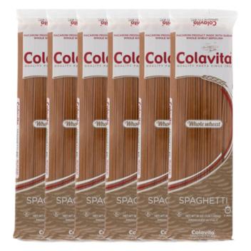 Kit Com 6Un Spaguetti Integral Colavita Grano Duro 500G - Macarrão ...