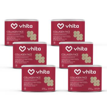 Kit / Combo 6 Collagen Face Vhita Colágeno Hidrolisado Verisol com ...