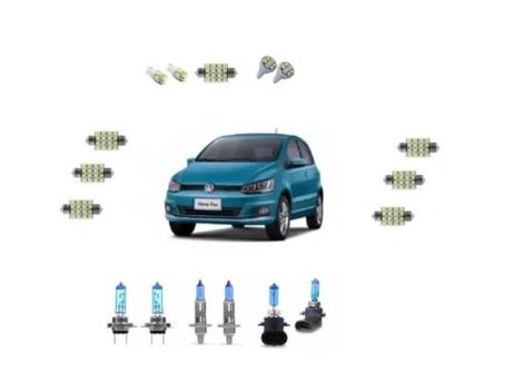 Kit Completo Lâmpada + Led Fox Spacefox Crossfox Space Cross - Blue ...