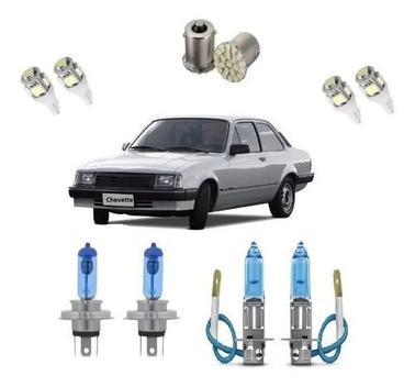 Kit Completo Lampadas Super Branca E Leds Chevette 1973/1993 - Tiger ...