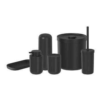 Kit conjunto banheiro lavabo 6 peças bold ou preto fosco - Acessórios ...