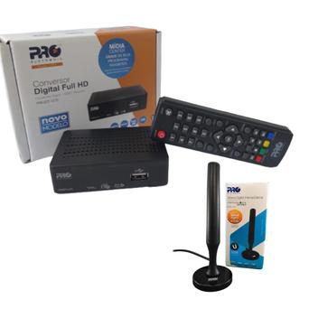 kit Conversor Digital Gravador Tv Hdtv e Antena Interna Digital Full Hd ...