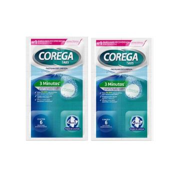 Kit Corega Tabs Limpeza 3 Minutos Com 2 Unidades De 6 Pastilhas Cada ...
