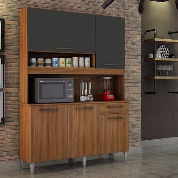 Kit Cozinha Compacta 5 Portas Esmeralda - CHF - Kit Organizador de ...