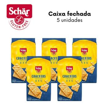 Kit Crackers Dr. Schar 210G - Caixa Com 5 Unidades - Biscoito / Bolacha ...