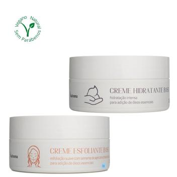 Kit Creme Hidratante e Esfoliante Via Aroma 150g Neutro - Cuidados com ...