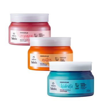 Kit Cronograma Máscara capilar Tododia Cabelos Natura - Kit Shampoo e ...