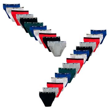 Kit Cuecas Infantil 01 a 12 Anos Elástico Exposto 5 Peças Juvenil ...