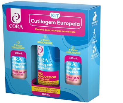 Kit Cutilagem Europeia Cora Gel, Cravo e Karité - Removedor de ...
