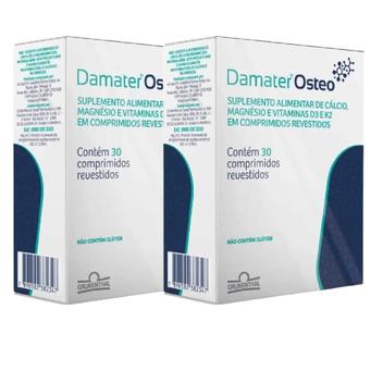 Kit Damater Osteo Com 2 Caixas De 30 Comprimidos Revestidos Cada ...