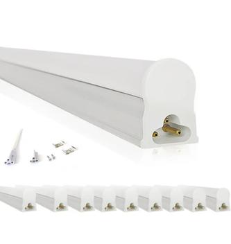 kit de 10 Lampada Led Tubular T5 20w 120cm Bivolt 110v-220v C/calha Completa Luz Frio - AAA TOP ...