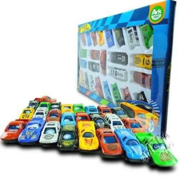 Kit de 20 Carrinhos em Miniatura Roda Livre Ark Toys - Carrinho de ...