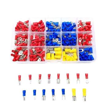 Kit de 280 Conectores de Fio Isolados - Macho, Fêmea e Terminais de Pá ...