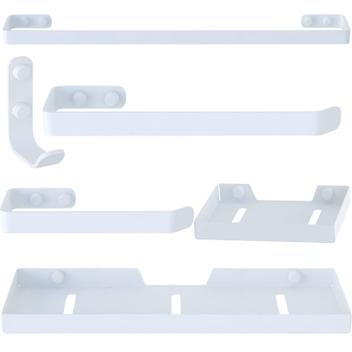 Kit de Acessórios Para Banheiro Branco 6 Peças FS.Plus - Fassin Shop ...
