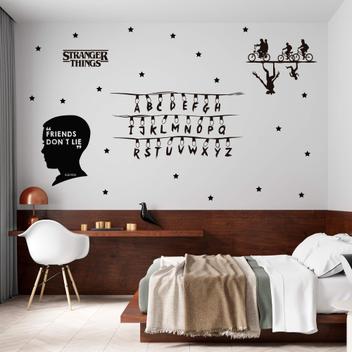 Kit de Adesivos Stranger Things Eleven Alfabeto ABC Série - Kanto Store ...