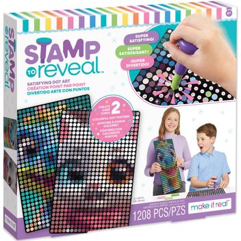 Kit de Artesanato Make It Real Stamp - Revele 2 Personagens (6+ anos ...