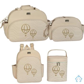 Kit de Bolsa Maternidade Balão Saída Bebê Menino Menina - Merver - Kit ...