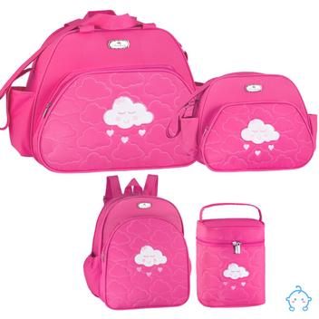 Kit de Bolsa Maternidade Nuvem Luxo Bebê Menino e Menina - Merver ...