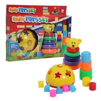 Kit De Brinquedos - Baby Toys Set - Pica Pau - Brinquedos Educativos ...